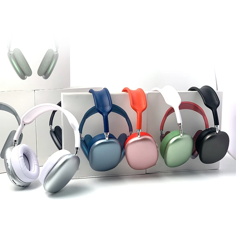 New Model P9 Pro Max Headphones Fashion Noise Cancelling P9 Pro Max Wireless Earphone Over-ear ...