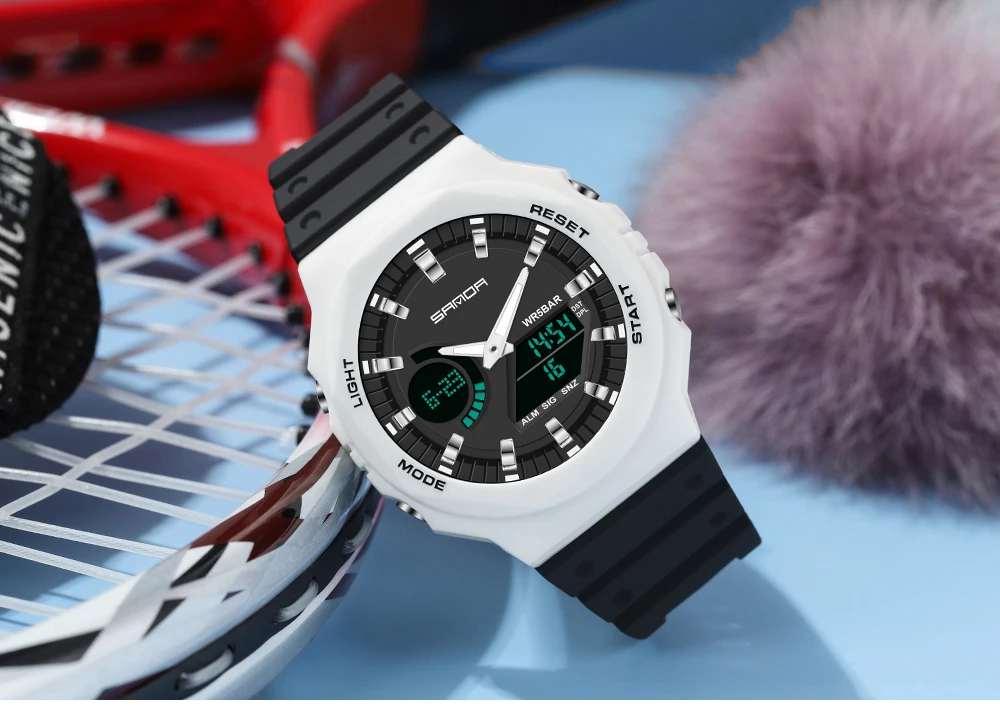 SANDA 6016 Men's Watch - Waterproof Quartz Fashion Timepiece