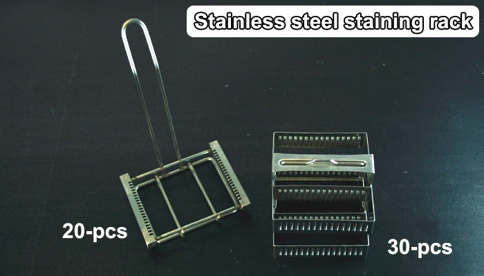 20pcs Histology Pathology Microscope Plastic Staining Rack