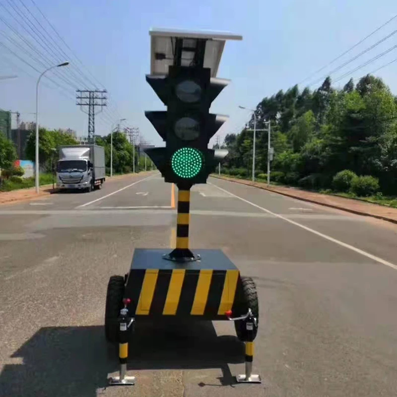Wireless Traffic Light Control System Solar Mobile Portable Traffic ...