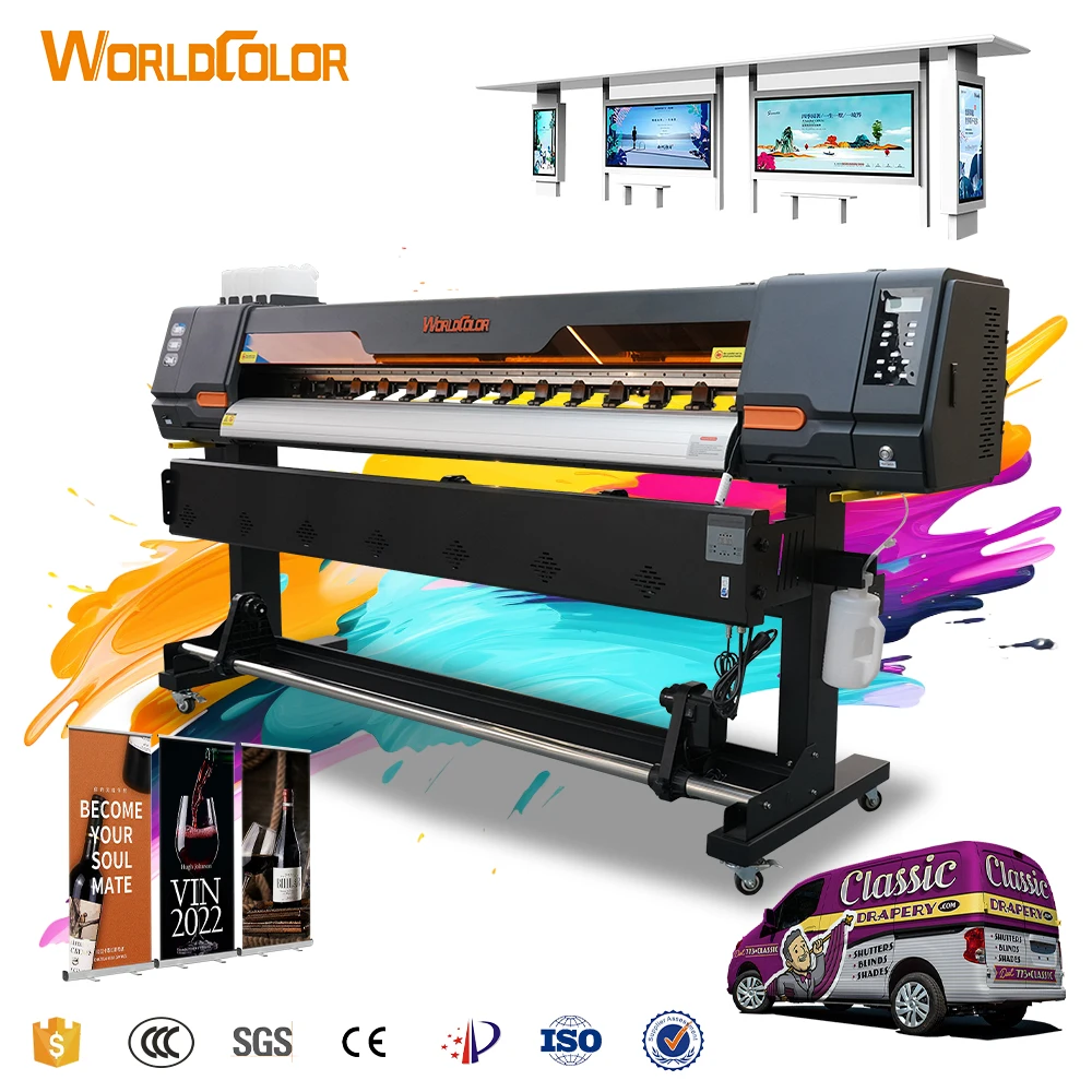 Eco Solvent Printer for Advertising - 1.6/1.8M, XP600/I3200E1 Print ...