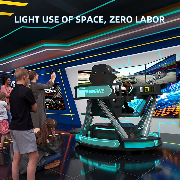 Virtual Reality VR Arcade Game Machine Racing Car Simulator