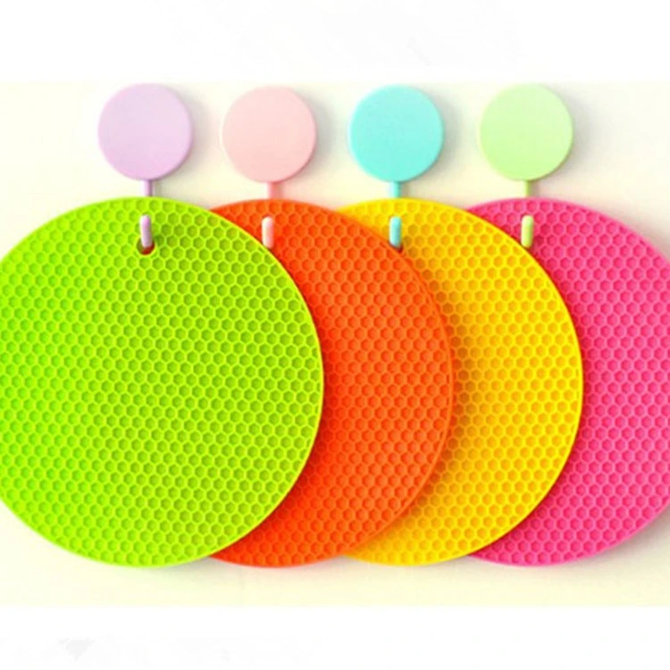 K11 Honeycomb Rubber Hot Pads Heat Resistant Kitchen Counter Trivets ...