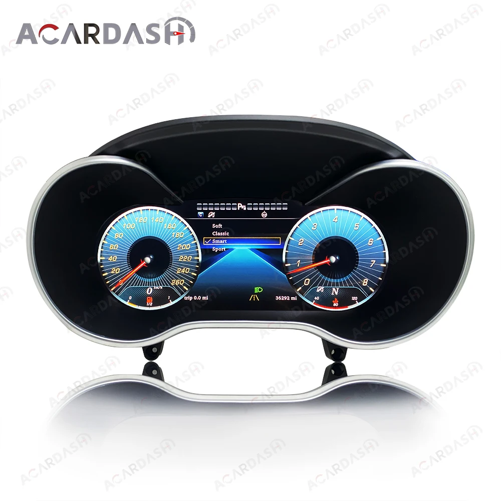 ACARDASH 12.3 Inch LCD Speedometer for Mercedes Benz C Class