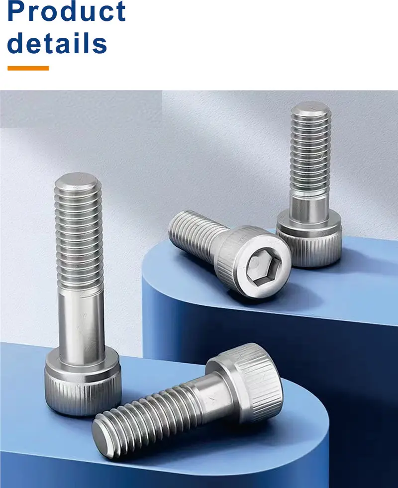 Din 912 Iso 4762 Zinc Plated Hexagon Socket Head Screws Stainless Steel Inch/metric Measurement ...