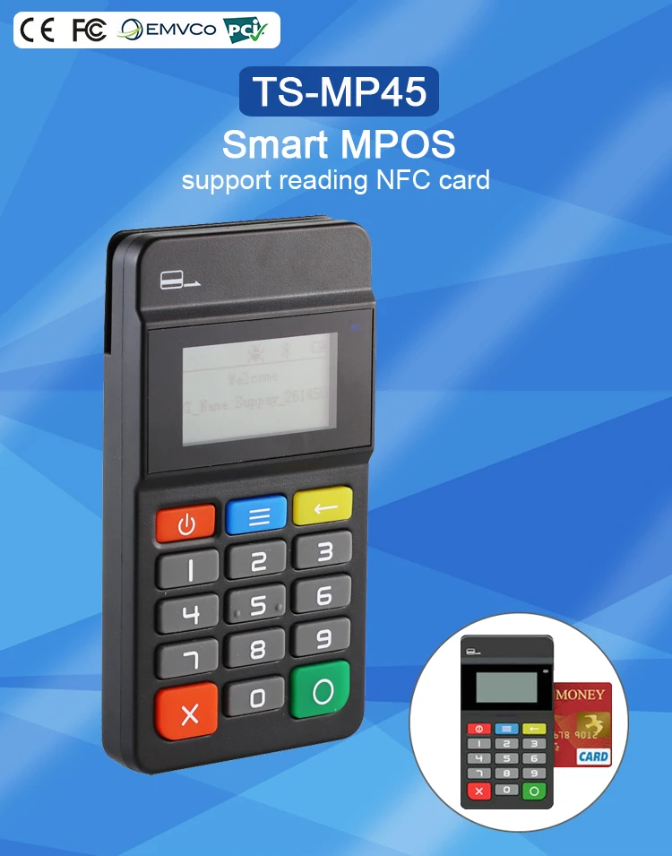 Mp45 Mobile Mini Point Of Sale Terminal Mpos For Ios Android System All ...