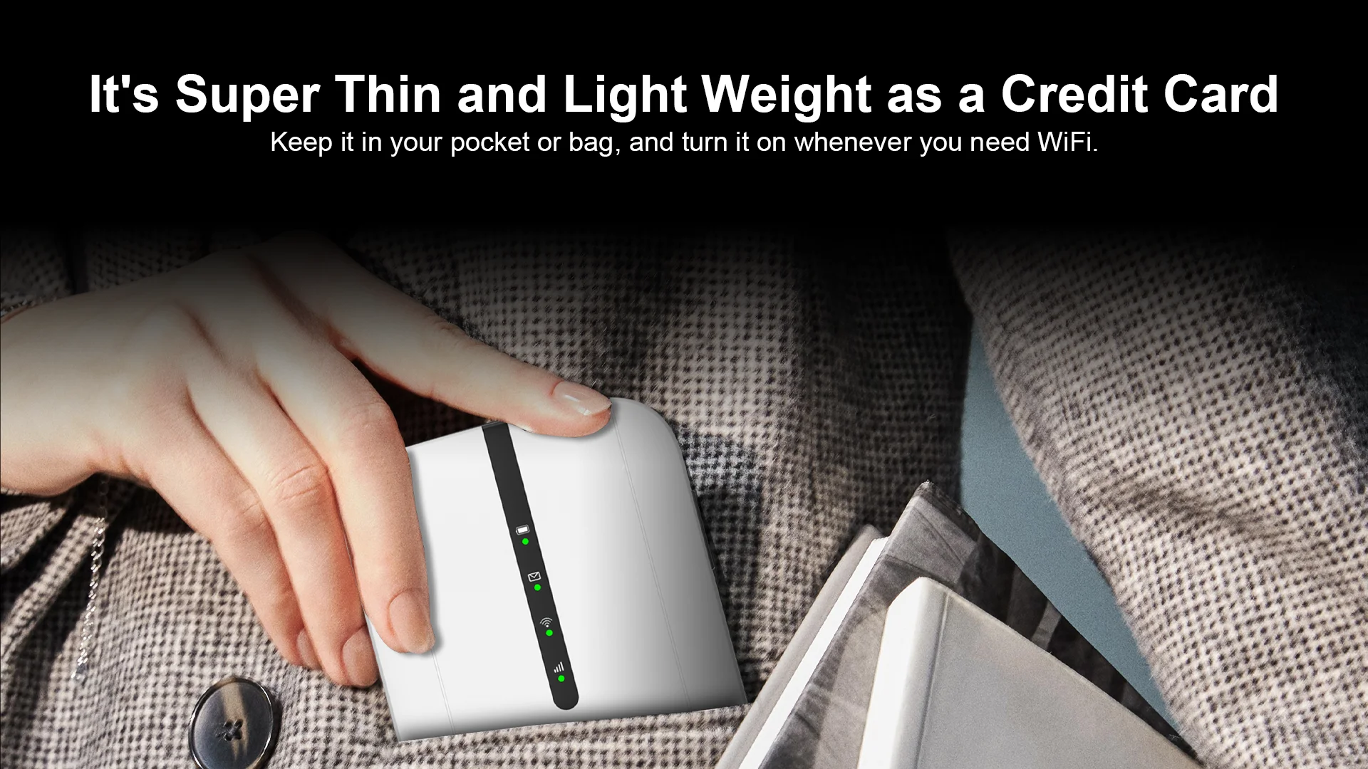 4G Pocket Mifi with ESIM/VSIM - Customized SW & Wireless Wifi