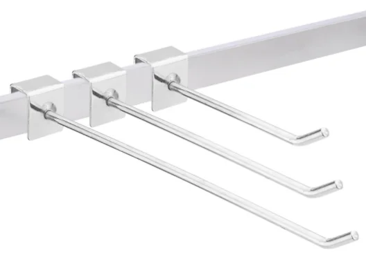 Supermarket Shelf Card Square Tube Iron Wire Hook Clothing Store Retail ...