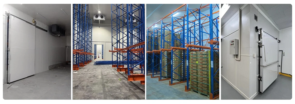 20ft 40ft Hinge Swing Door Food Freezer Room Cold Storage Low ...