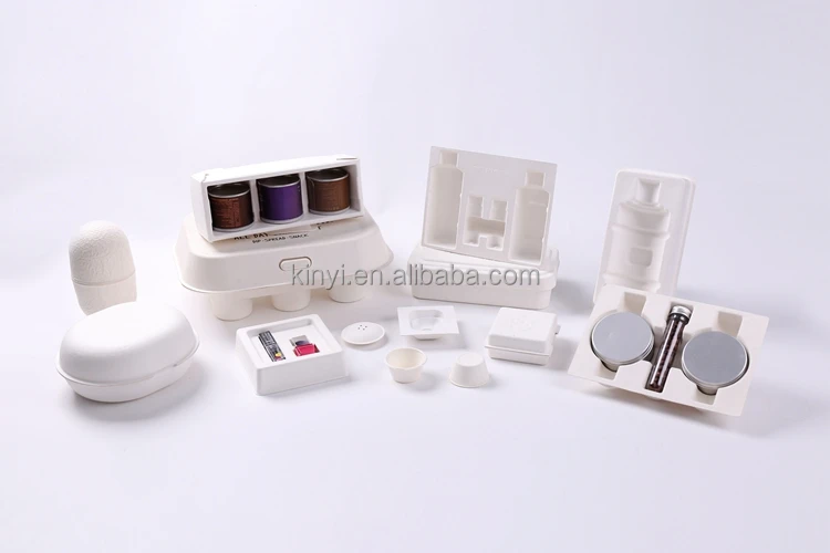 Biodegradable Paper Pulp Sugarcane Fiber Reusable Commodity Packaging ...