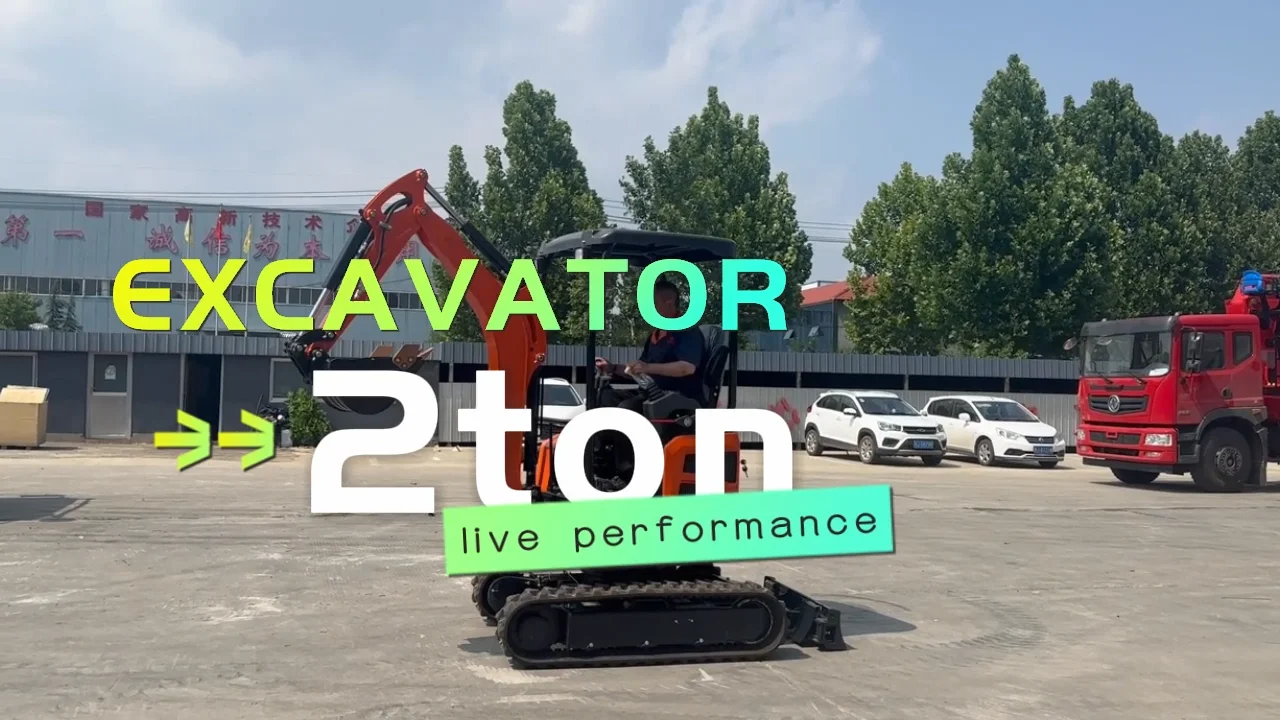 Mini Excavators With Boom Swing 1.6 Ton 1.8 Ton 2ton Digger Cab Epa ...