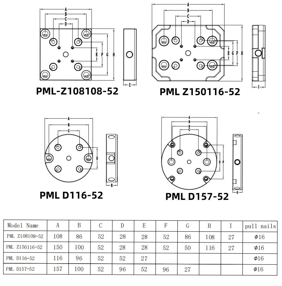 Kamishiro Mechanical Zero Point Clamping System for CNC Milling ...