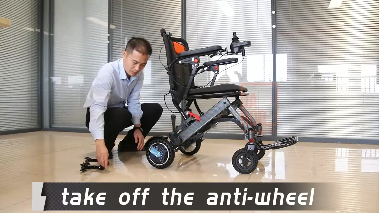 High Quality Portable Aluminum Alloy Electric Wheel Chair Lightweight ...