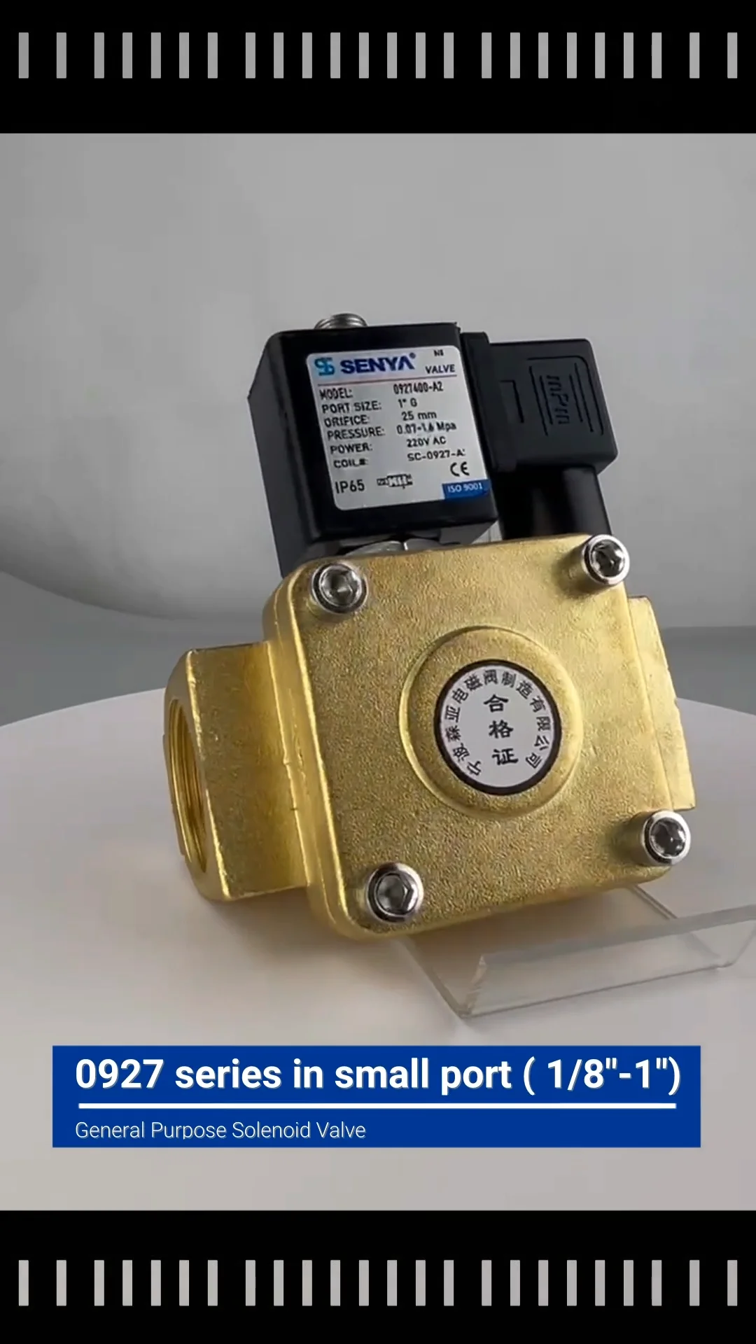 0927 Series Pilot Operated 16 Bar Solenoid Valve 220v 24v High Pressure Solenoid Valves - Buy 2/ ...