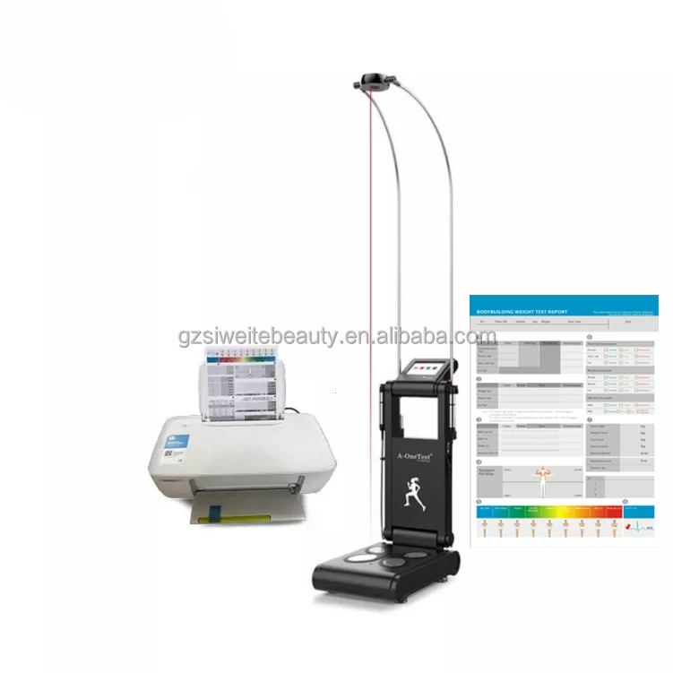 Bioimpedance Human Body Fat Machine With Weight Height Measurement ...