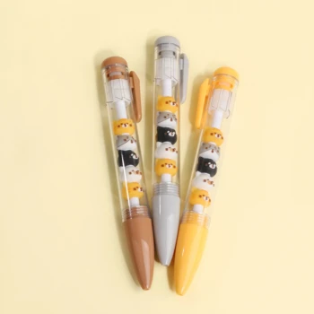 Kuki Customized Logo Cute Pen With Cat Animal Shape Cute Plastic Gel ...