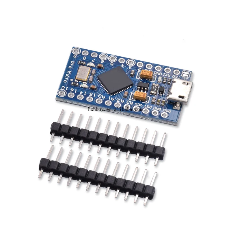 Pro Micro Module With Mega32u4 5v/16mhz Mega32u4 Mcu Development Board ...