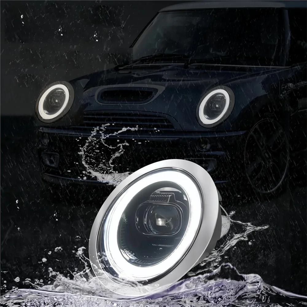 Factory Full Led Headlights Front Head Lamp For Bmw 2001-2007 Mini ...