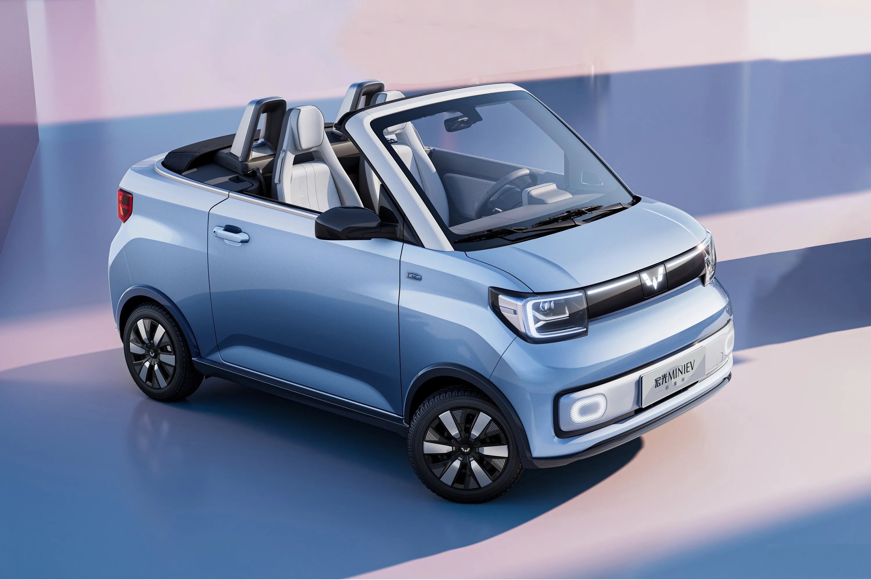 Wuling Hongguang Mini Ev New Energy China's First Convertible Electric ...