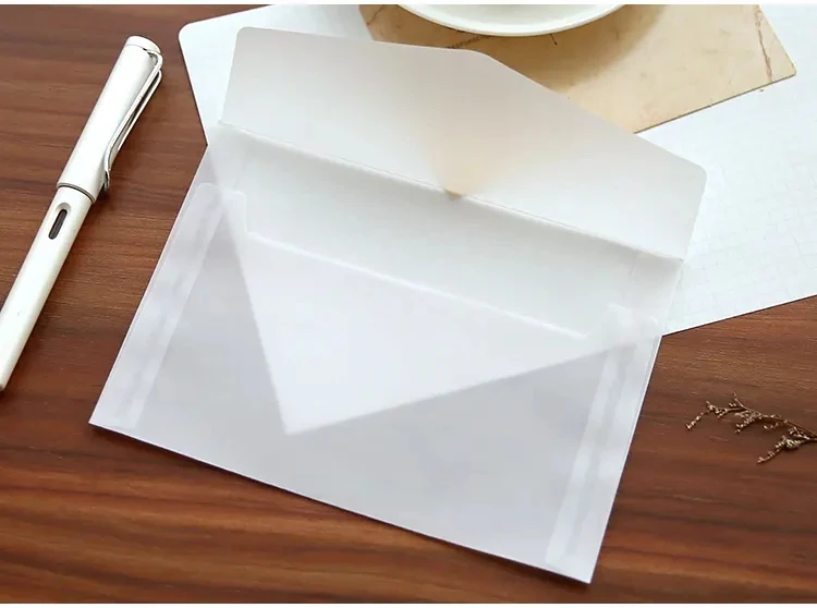 Butter Paper Wedding Invitation Envelope Transparent Tracing Paper ...