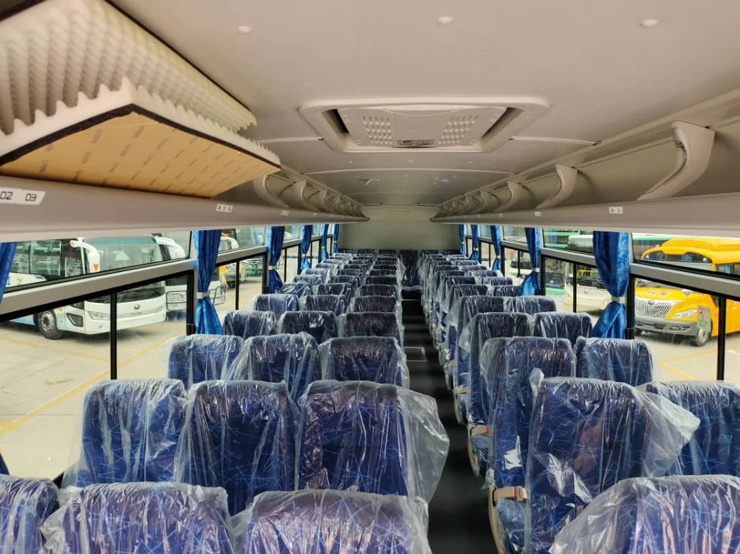 70 Seats Passenger Coach Bus ZK6126D with TV Screens & USB Charging ...