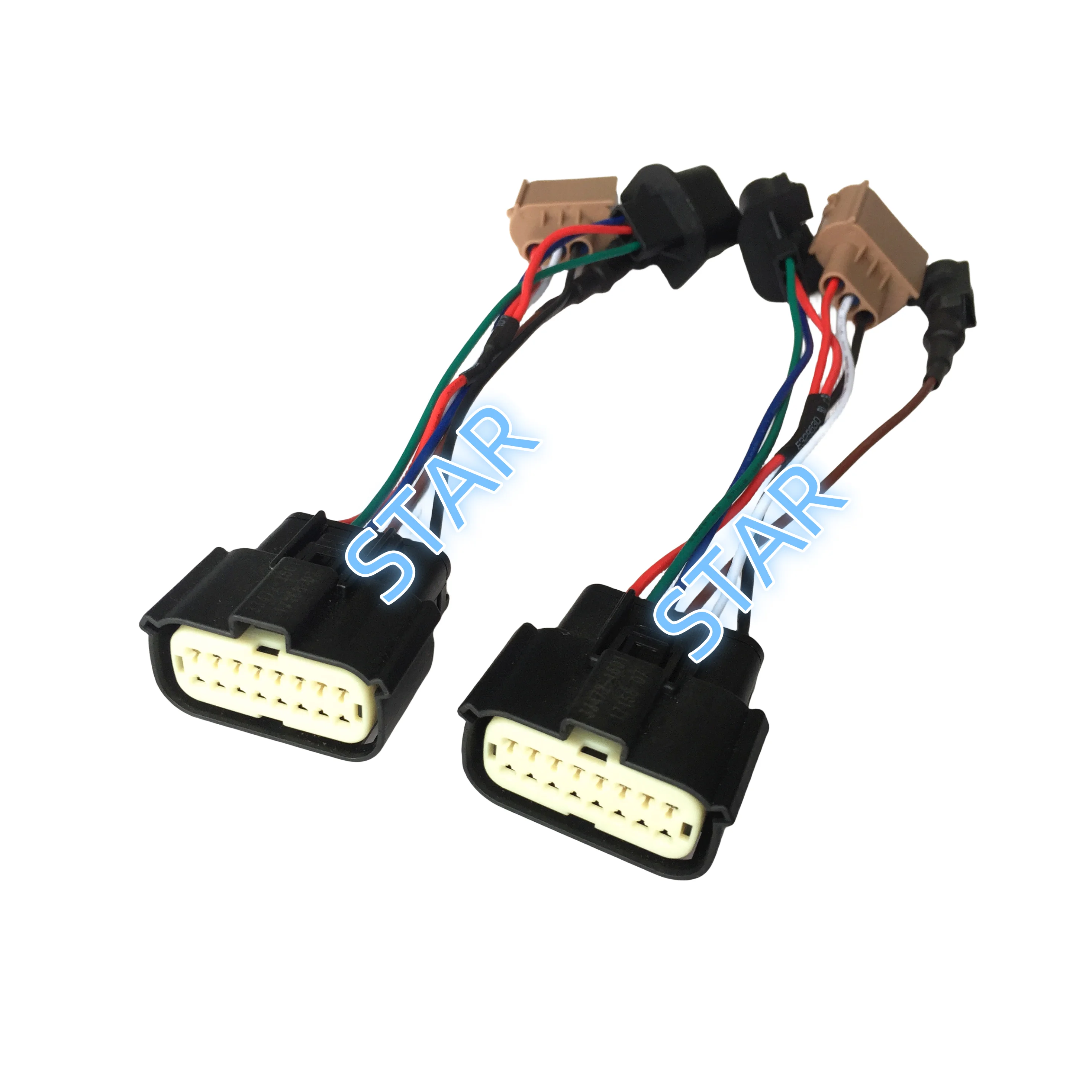 24 Pin Audio Connector Male to Female Wire Harness for Toyota DVD Stereo