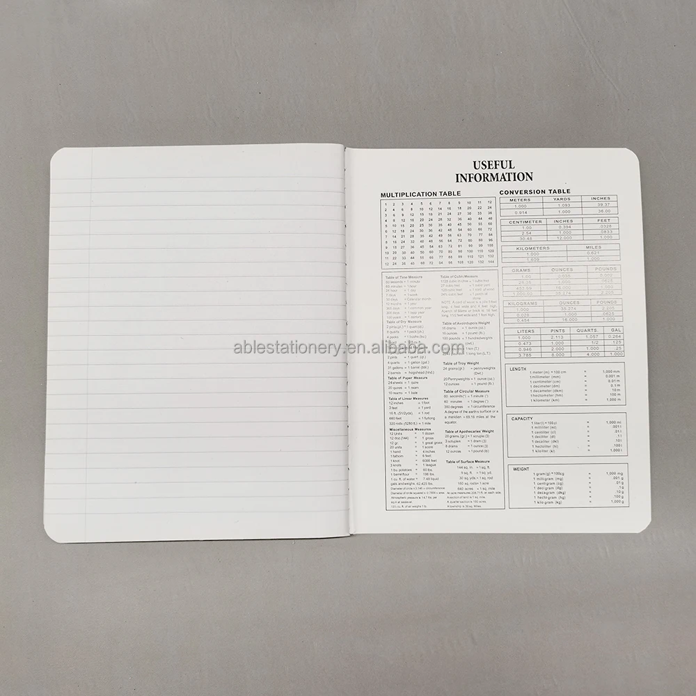 Custom A4 Notebook - Wide College Ruled Printing