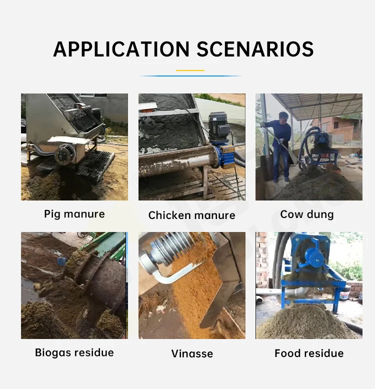 Low Cost Cow Dung Manure Dewatering Machine - Bolong TSJ-800