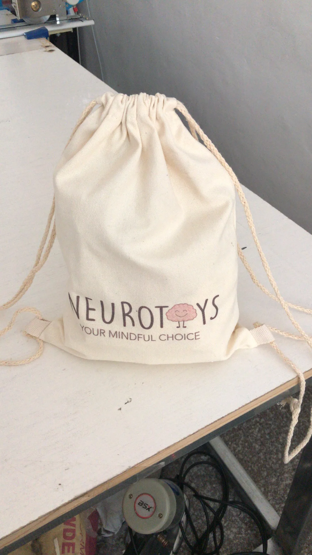 Personalized Colorful Canvas Drawstring Bags - Eco-friendly