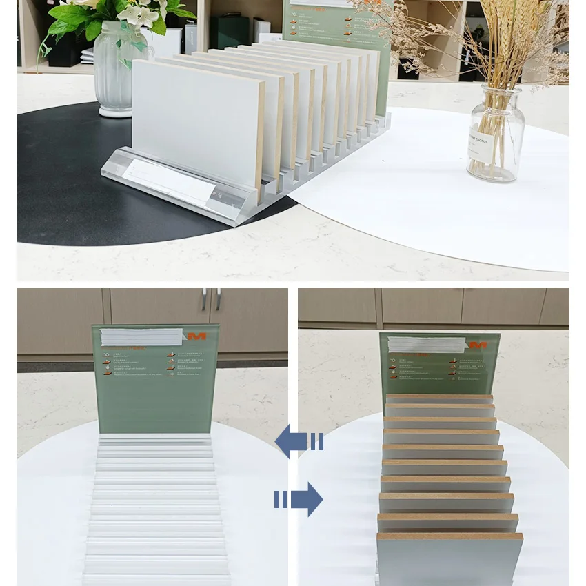 EliteStoneSync Gold Metal Stands for Table Stone Countertop Display ...
