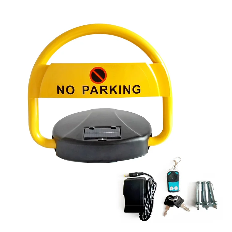 Remote Controlled Ip67 Waterproof Smart Solar Car Steel Parking Lock ...