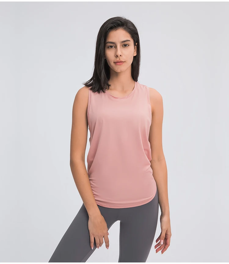 Sexy Back Open Tie Workout Gym Tank Top Fitness Gym Wear Women