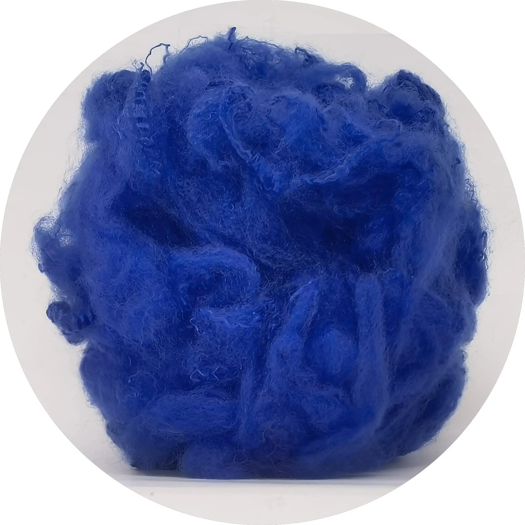 Virgin Grade Textile 1.2dx51mm Colored Psf Polyester Staple Fiber - Buy ...