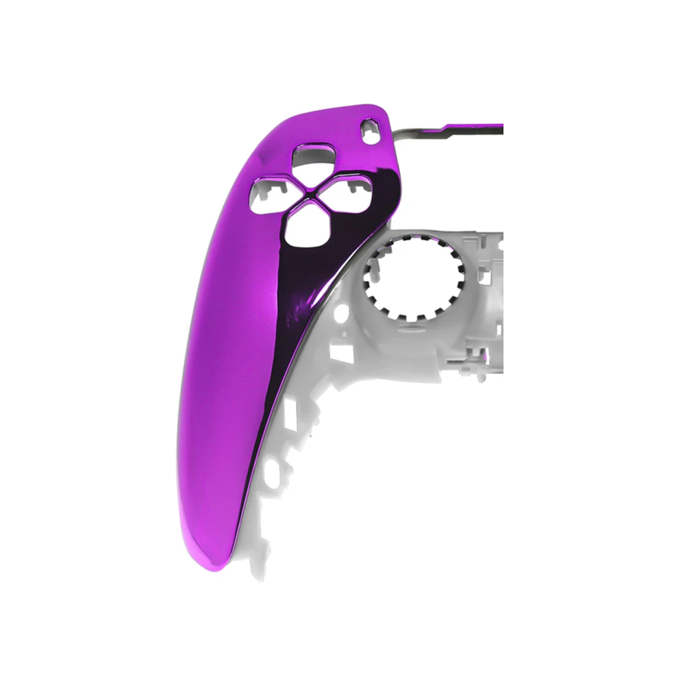 Rosa-red Color For Ps5 Gamepad Games Controller Chrome Front Back Case ...