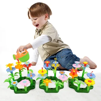 Soli Flowers Stacking Learning Games Stem Toy Gardening Pretend Gift ...