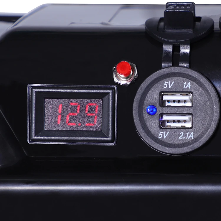 Outdoor Plastic Waterproof 12V Battery Box Camping Adventure Battery ...