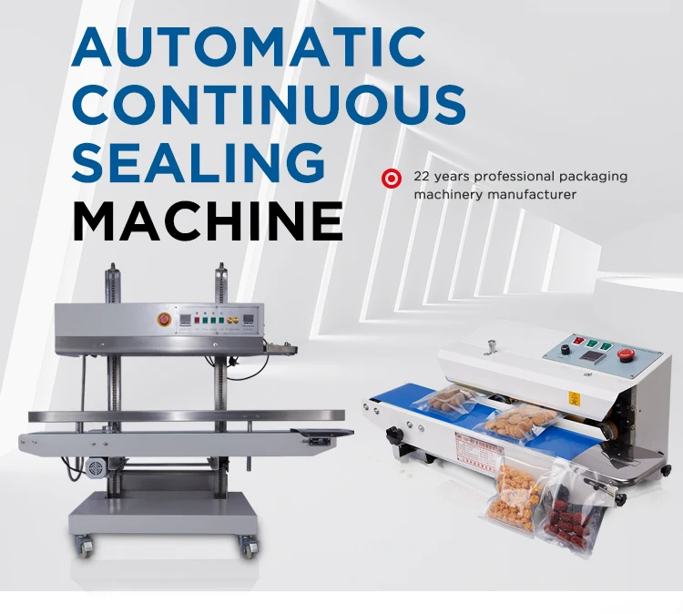 Industrial Continuous Band Sealer Heat Sealing Machine CBS-1100V ...