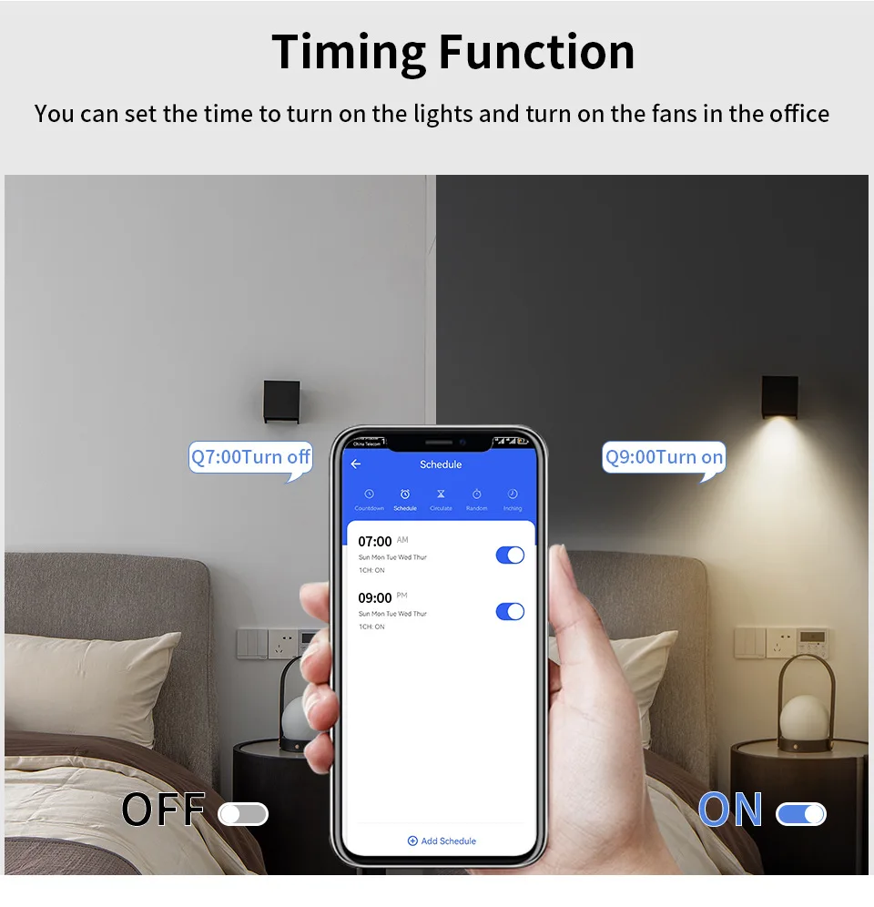 Tuya Wifi Smart Motor Light Switch Module - Remote Control