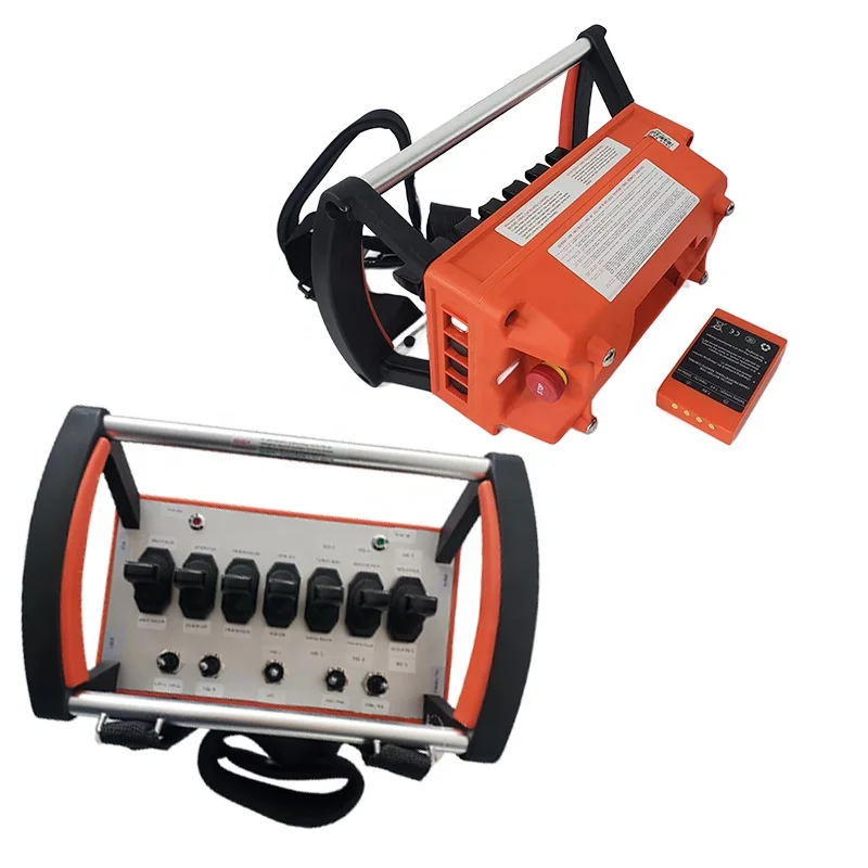 High Quality Customizable 7 Lever Wireless Remote Crane Control 12v/24v ...