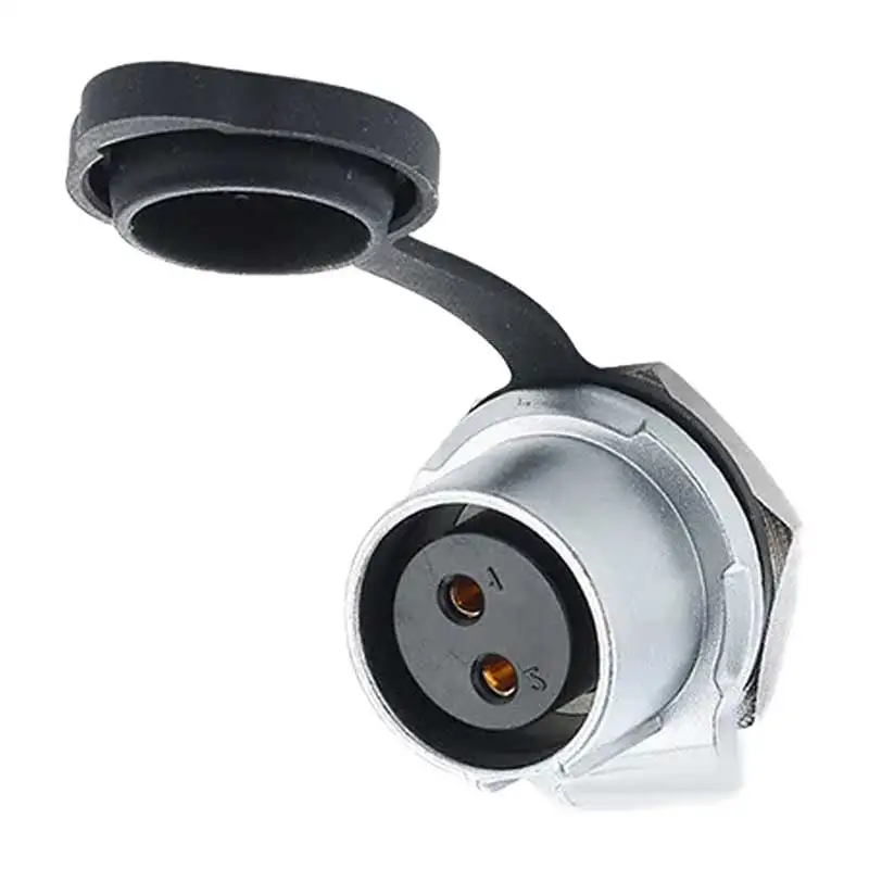 Oswell 20a Male Female Panel Plug Socket Ip67 2pin Terminal Waterproof ...