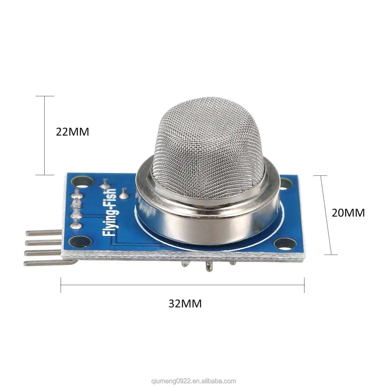 Smoke Gas Sensor Module MQ-2 LPG Propane Methane Sensor Hydrogen Smoke ...