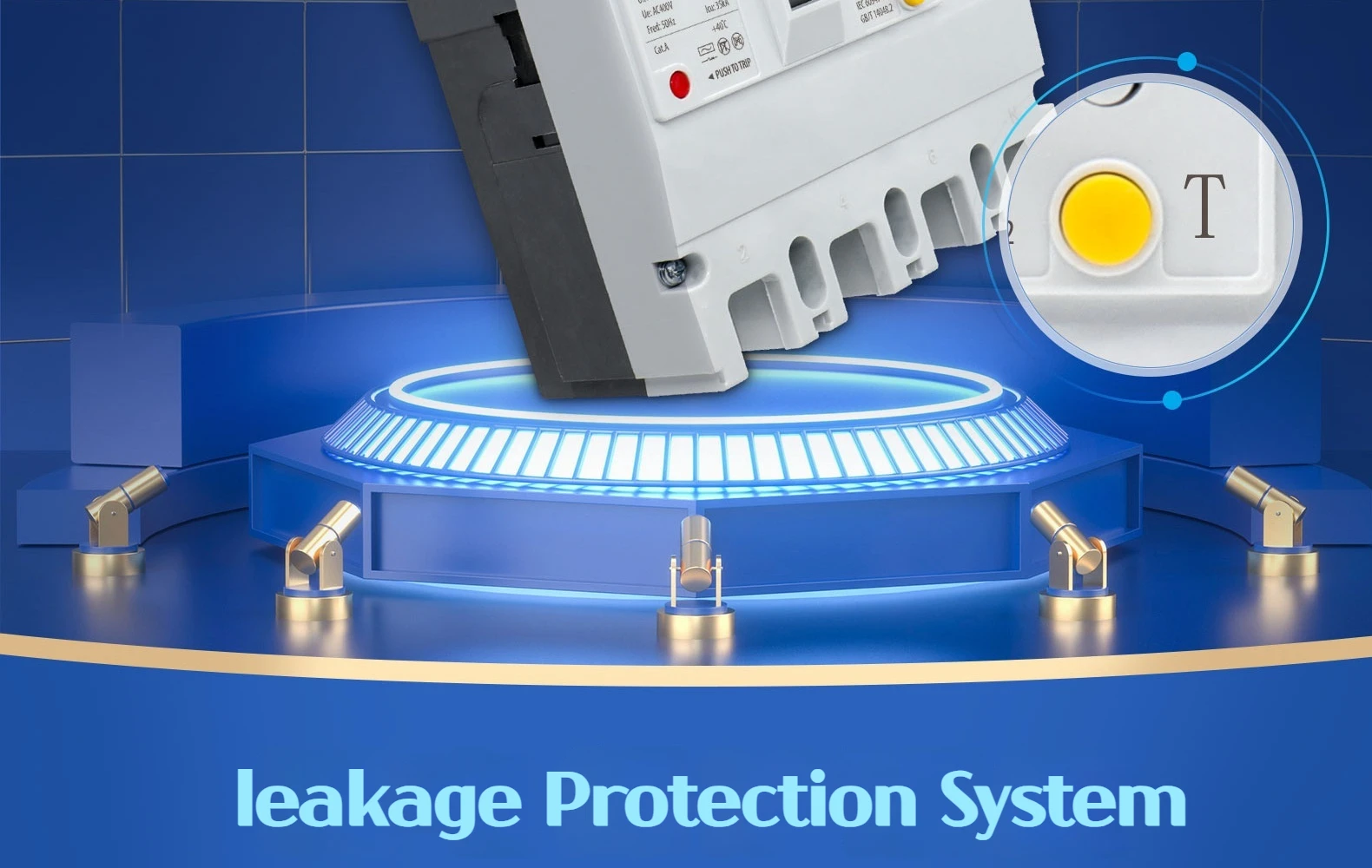 Vinac Overload Protection Mcb Mccb Elcb Plastic Shell Circuit Breaker ...