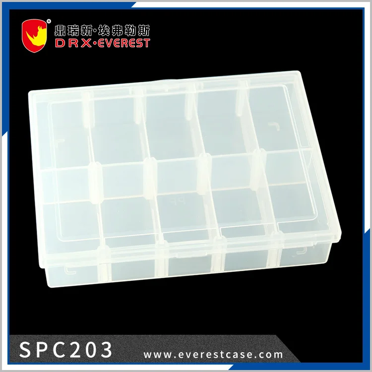 Spc203 Pp Plastic Box Home Storage & Organization With 10 Removable ...