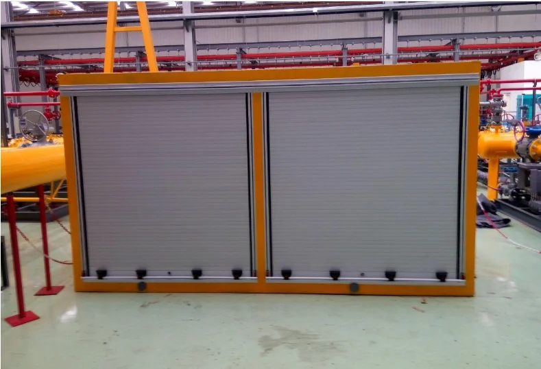 Aluminium Manual System Fire Truck Roll Shutter - Fireproof