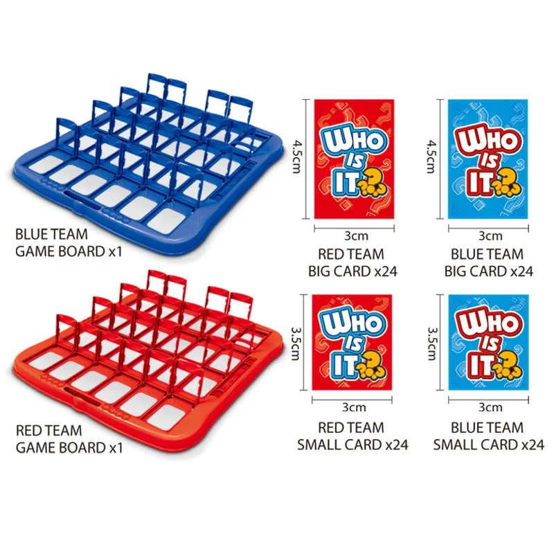 Children Educational Logical Toy English guess who Is It Card Game ...