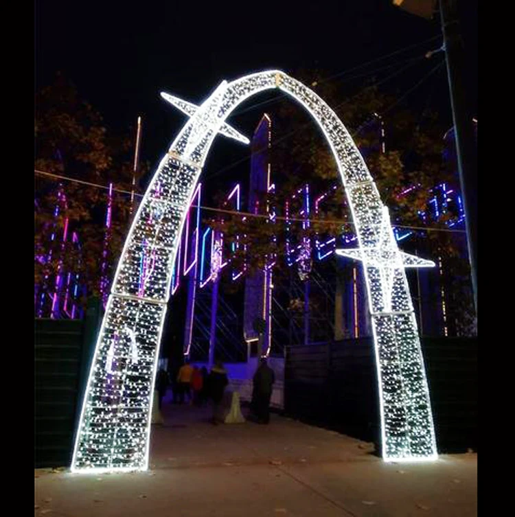 Factory Custom Outdoor Giant Waterproof Led Arch Light Decoration ...