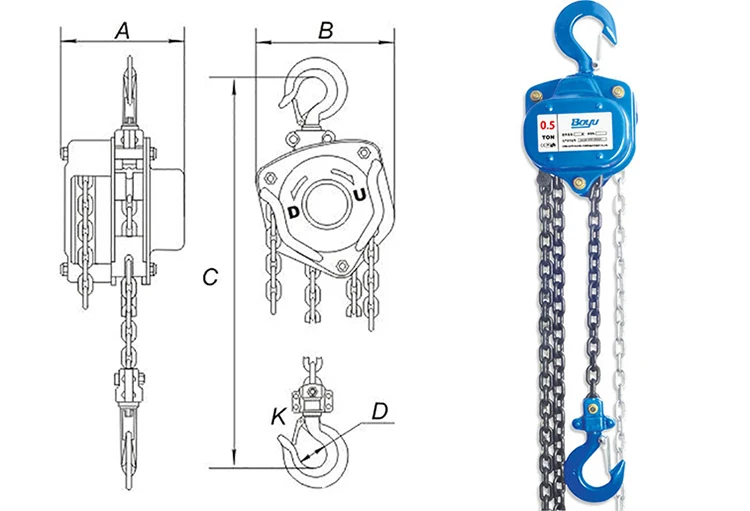 Hoisting Point Block Manual Chain Hoist with Certificate| Alibaba.com