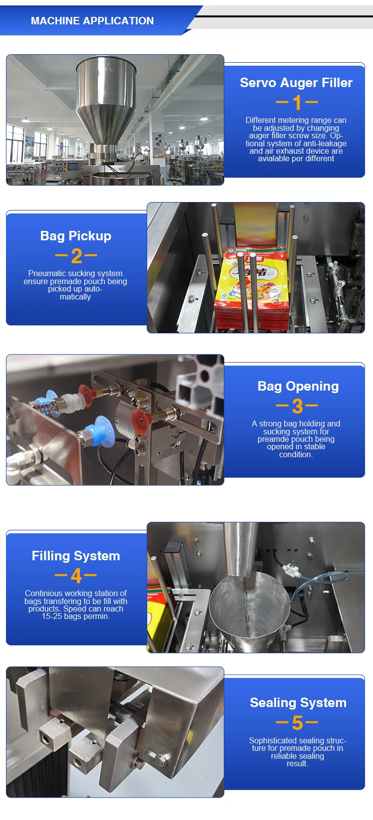 Automatic Rotary Premade Pouch Packaging Machine Potato Chips Nuts Seeds Sugar Candy Gummy ...