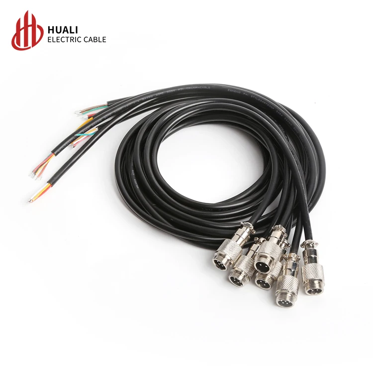 Aviation Plug With Wire Connector Single Male Female Pair Connector ...