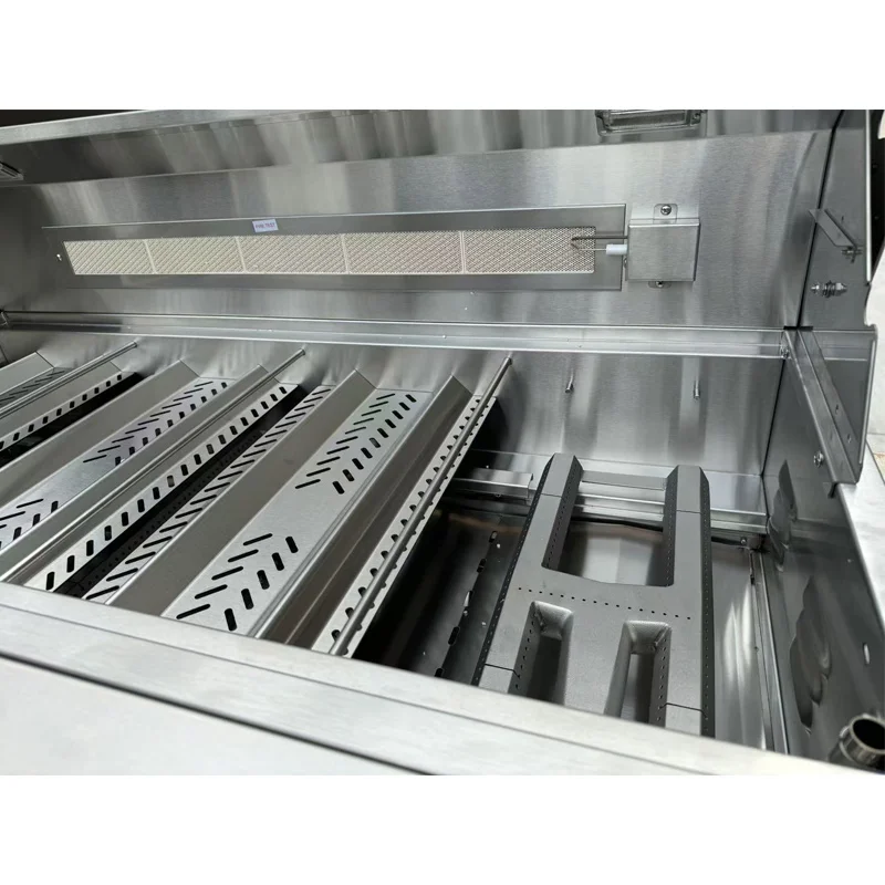 42" 4 Main Burner Sus304 H Shape Built in Gas Grill With Infrared Back ...